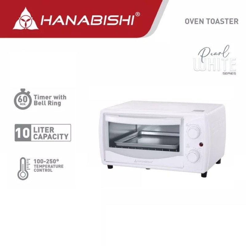 Hanabishi Oven Toaster White / Aesthetic Design 10 liters HO-10WHT ...