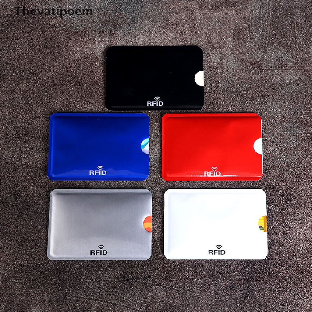 [Thevatipoem] 10PCS Anti-Theft RFID NFC Blocking Sleeve Card Cover ...