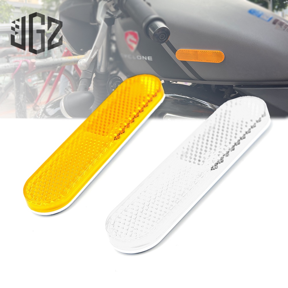 2pcs Motorcycle Reflective Sticker Rear Tail Brake Stop Warning ...