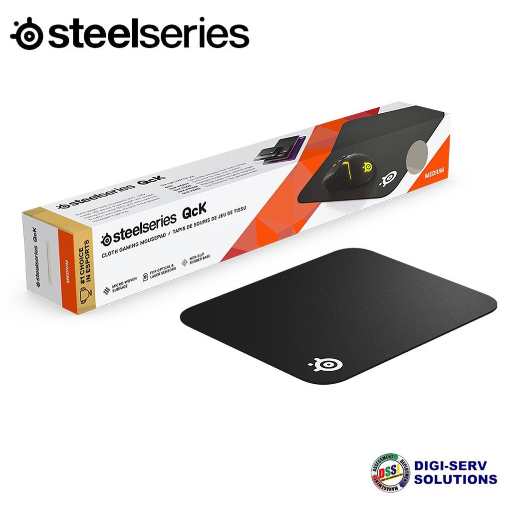 Steelseries QCK (63004) Gaming Mousepad with Maximum Control and Optimized for Gaming Sensors (M ...