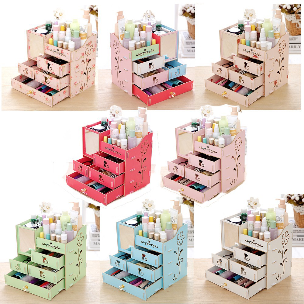 Diy Makeup Organizer Box | Saubhaya Makeup