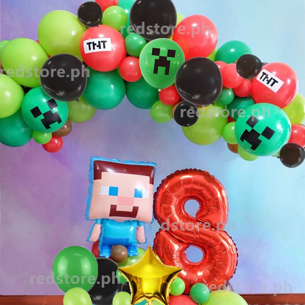 Minecraft Theme party decoration happy birthday decoration Cake topping ...