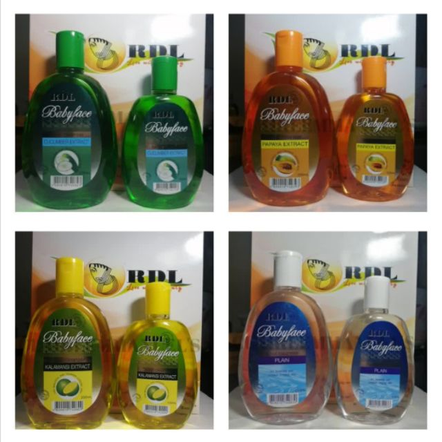 RDL BABYFACE FACIAL CLEANSER (PAPAYA, KALAMANSI, CUCUMBER, PLAIN ...