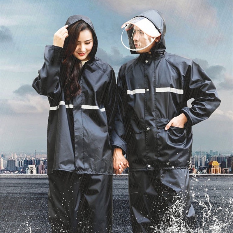 Reflective raincoat set/adult raincoat/Motorcycle raincoat Reflective ...