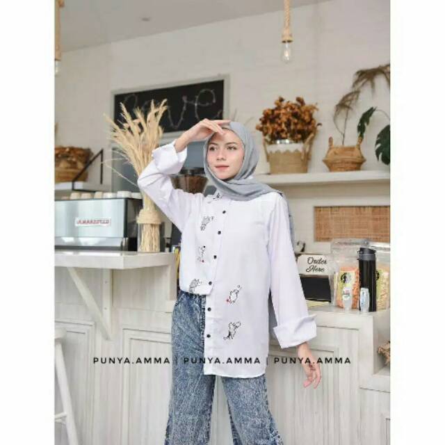 White Cat Top | Shopee Philippines