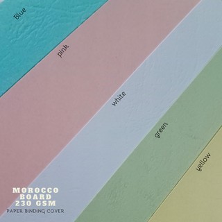 Morocco Board Paper Binding Cover (10 Sheets) | Shopee Philippines