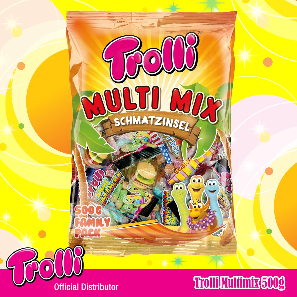 Trolli Multimix 500g - Assorted Gummi candies (party pack) | Shopee ...