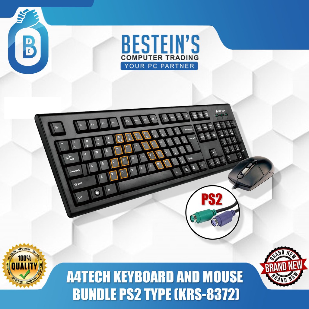 A4TECH (PS2 Bundle) KEYBOARD AND MOUSE BUNDLE (KRS-8572) | Shopee ...