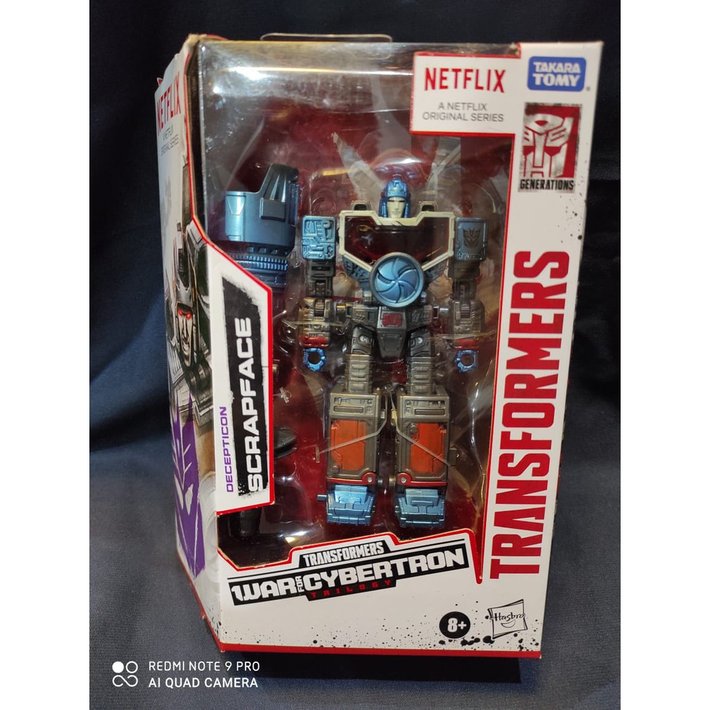 Hasbro TRANSFORMERS Netflix War For Cybertron Decepticon Scrapface ...