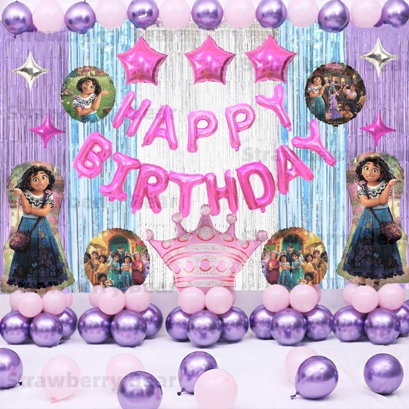 Encanto Theme Mirabel Character Girls Birthday Balloons Decoration ...