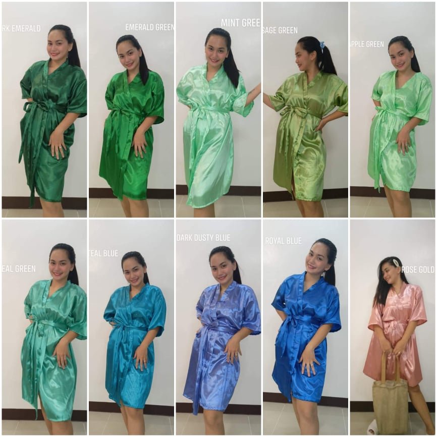 ROBE SATIN PAUBOS SALE | Shopee Philippines