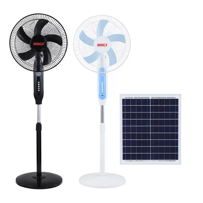 BOSCA 16 Inch 12v DC Standing Solar Powered Outdoor Rechargeable ...