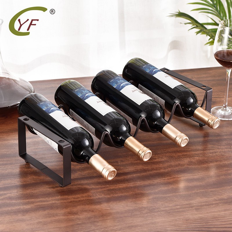 Wine rack desktop wine rack stackable storage wine display083 | Shopee ...