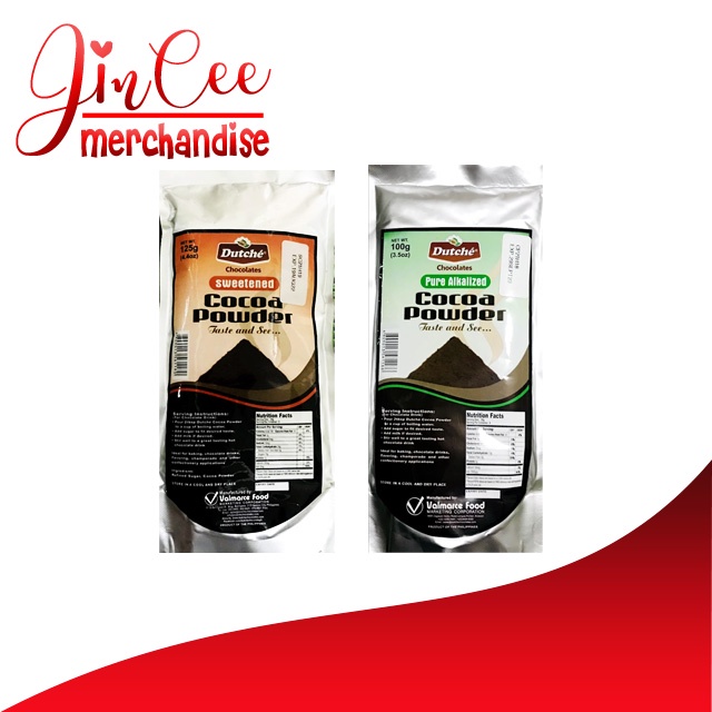 Dutche Cocoa Powder (Unsweetened and Sweetened) | Shopee Philippines