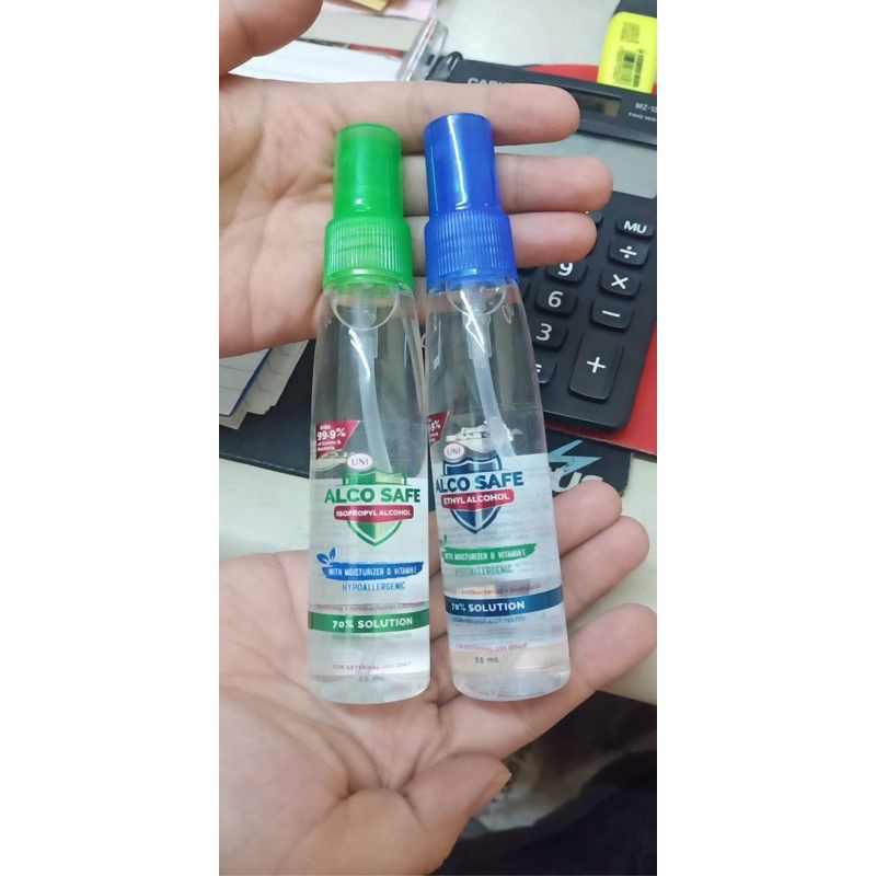 Alcosafe Alcohol spray 55mL | Shopee Philippines
