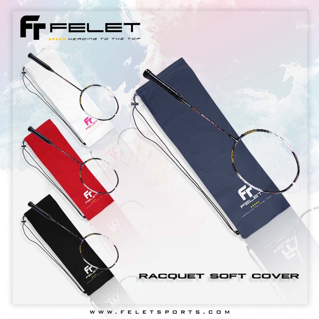 Felet Racquet soft Cover Racket Cover COVER FULL COVER HOLDS UP 1 - 2 ...