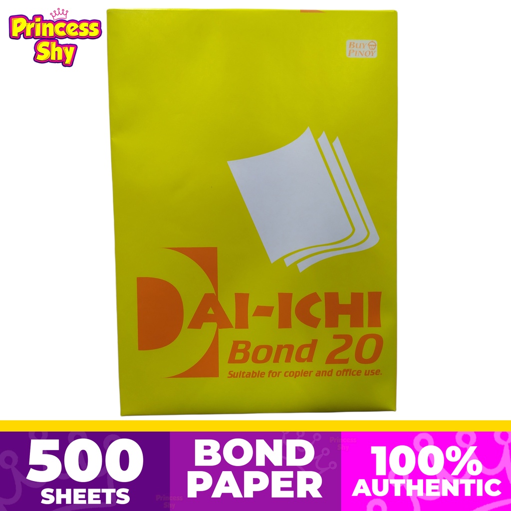 Dai-ichi Short / Long / A4 Bond Paper Substance 20 70 GSM 500pcs ...