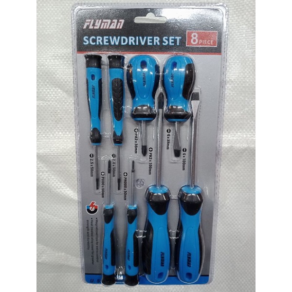 ORIGINAL FLYMAN 8PCS SCREWDRIVER WITH PRECISION SCREWDRIVER SET ...