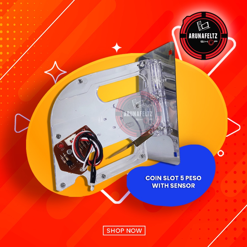 COIN SLOT 5 PESO WITH SENSOR (for Pisonet) | Shopee Philippines