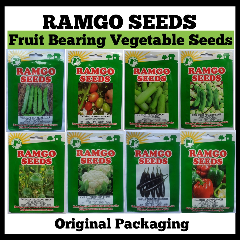 RAMGO Fruit Bearing Vegetable Seeds (Buto ng Bungang Gulay) ORIGINAL ...