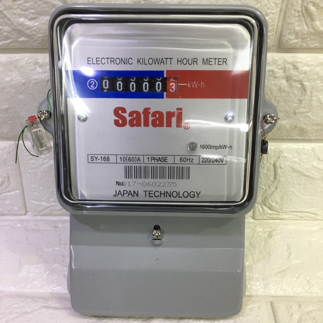 Safari SY-168 Digital Electric Sub-Meter (60Amp) | Shopee Philippines