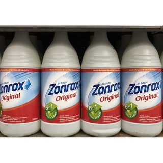 Zonrox Bleach Original 1000ML | Shopee Philippines