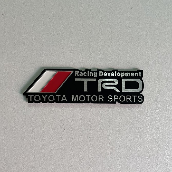 TRD Racing Development Aluminum Emblem Decals Sticker for Toyota ...