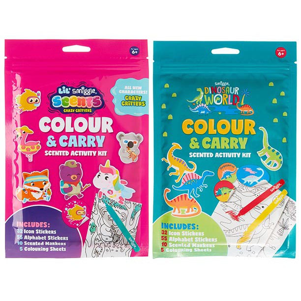 SMIGGLE COLOUR AND CARRY SCENTED ACTIVITY KIT | Shopee Philippines