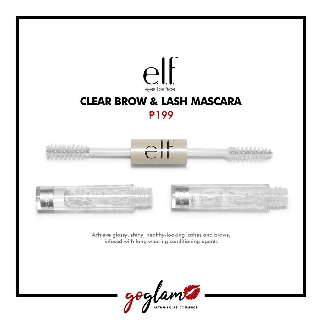ELF Cosmetics Clear Brow and Lash Mascara Gel - AUTHENTIC | Shopee Philippines
