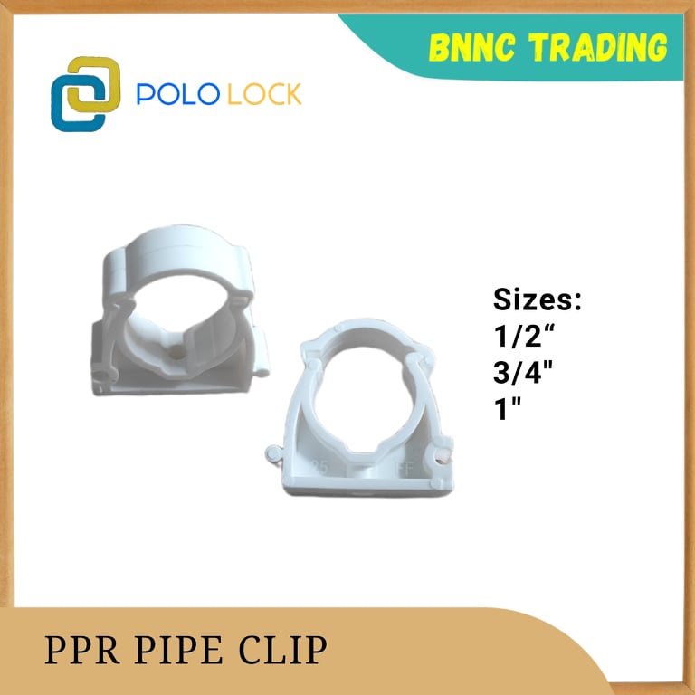 POLOLOCK PPR PIPE CLIP PIPE CLAMP 1/2 3/4 1 | Shopee Philippines