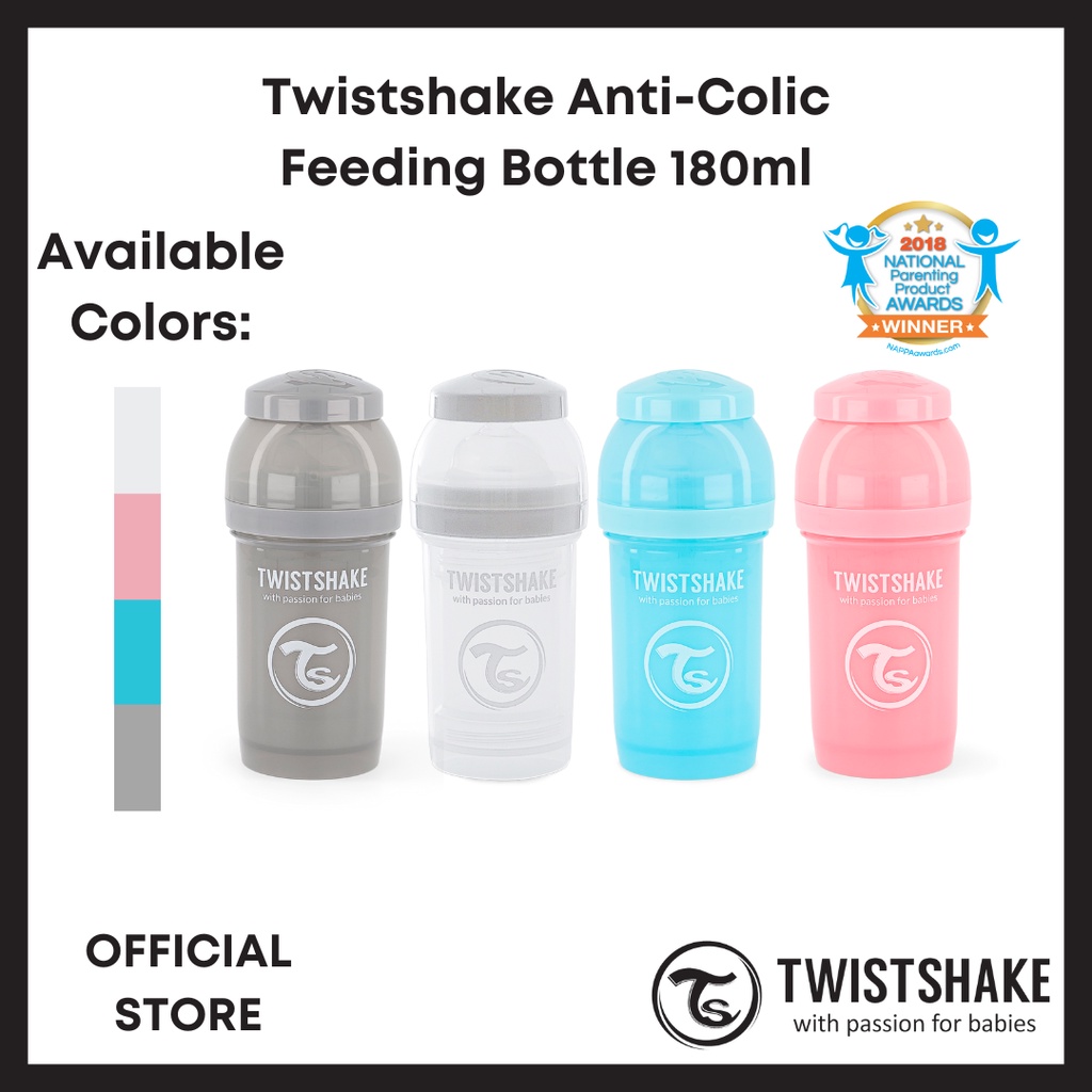 Twistshake Anti-Colic Feeding Bottle 180ml | Shopee Philippines