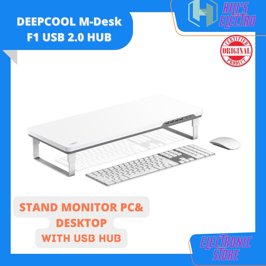 Deepcool M-DESK F1 Monitor Stand With USB 2.0 HUB | Shopee Philippines