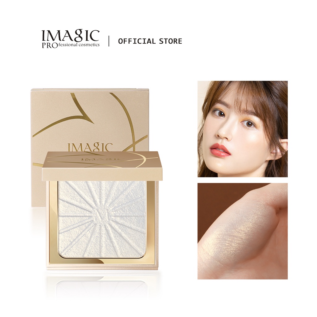 IMAGIC Diamond Highlighter Powder Women Bronzer Powder Beauty Makeup ...