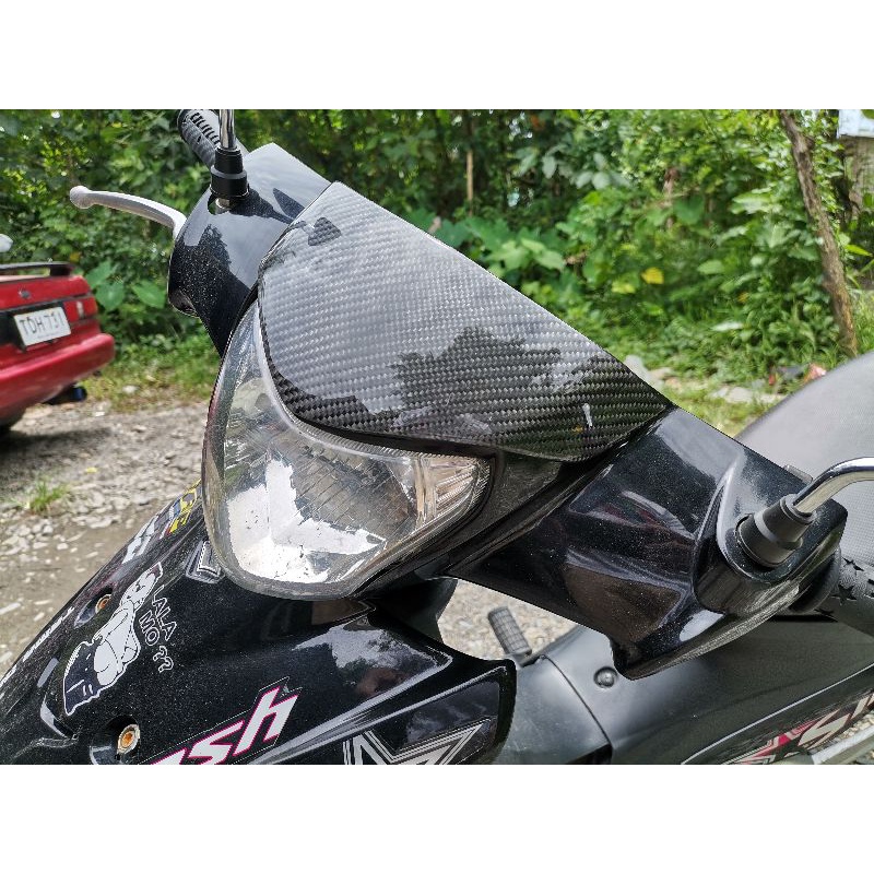 smash 115 carbon fiber head scoop, suzuki smash accessories carbon ...