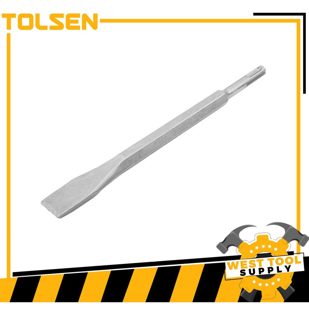 Tolsen SDS Plus Flat Chisel (14 x 250 x 20mm) 75441 Industrial Grade ...
