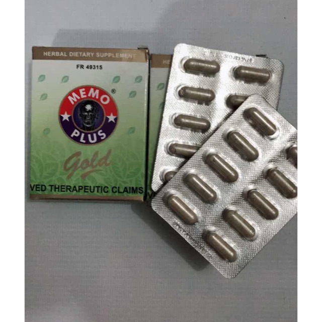 Memo Plus Gold Capsule by 30's | Shopee Philippines