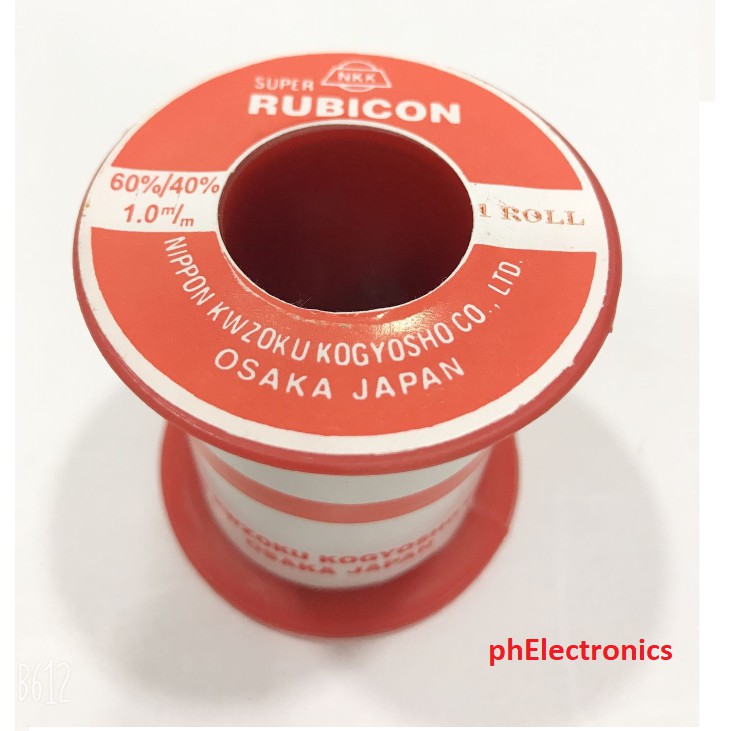 Soldering lead sold PER METER Rubicon electroloy | Shopee Philippines