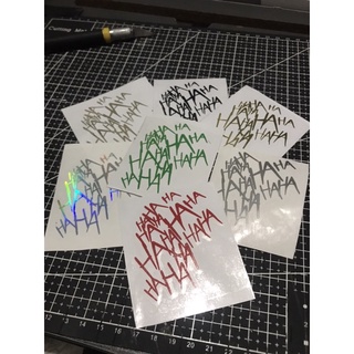 Joker HAHAHAHA Sticker - Waterproof Cut Out Sticker | Shopee Philippines