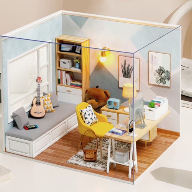 GIFTWRIGHT SCALE 1:12 LARGE SUNSHINE STUDY ROOM | Shopee Philippines