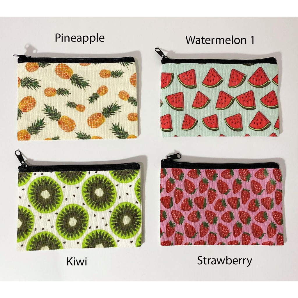 Wallet Katsa Printed Colorful Cute Fruit Mickey Mouse Kiwi Nutella ...