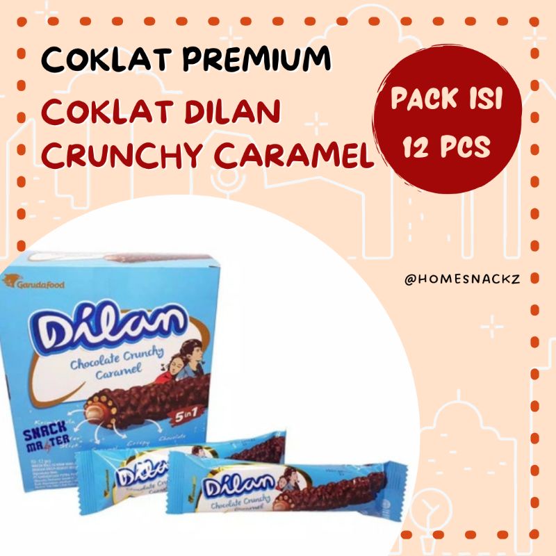 Chocolate DILAN Contents 12 GARUDA FOOD ECER SNACK ORIGINAL | Shopee ...