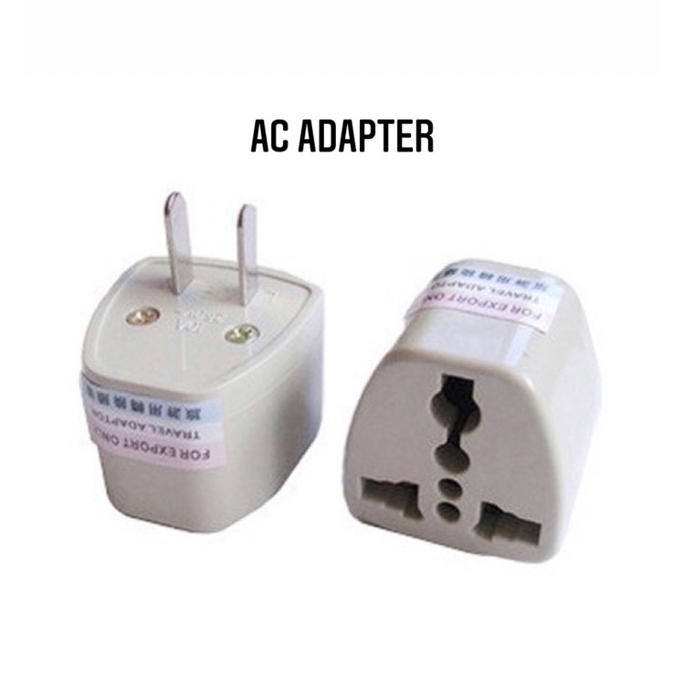 Universal AC Travel Power Plug Conversion Adapter (AC Adapter) | Shopee ...