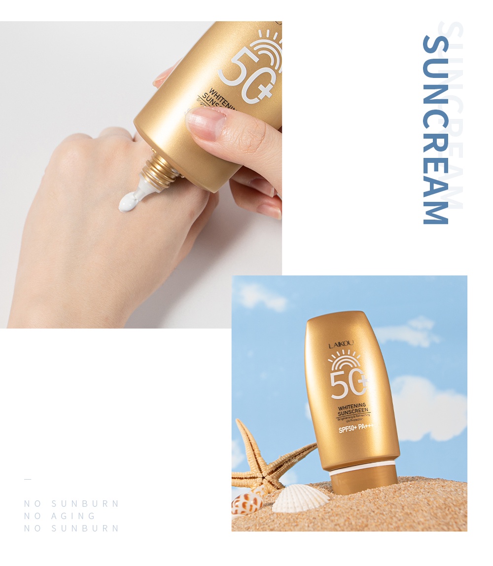 LAIKOU Whitening Face Body Sunscreen SPF50 PA+++ Sunblock Suncream Anti ...