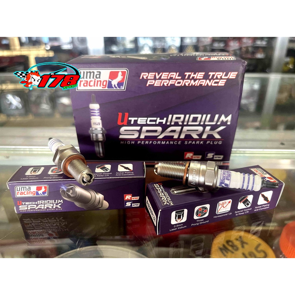 UMA spark plug inridium(yamaha sniper wave 125 mio sporty big valve ...
