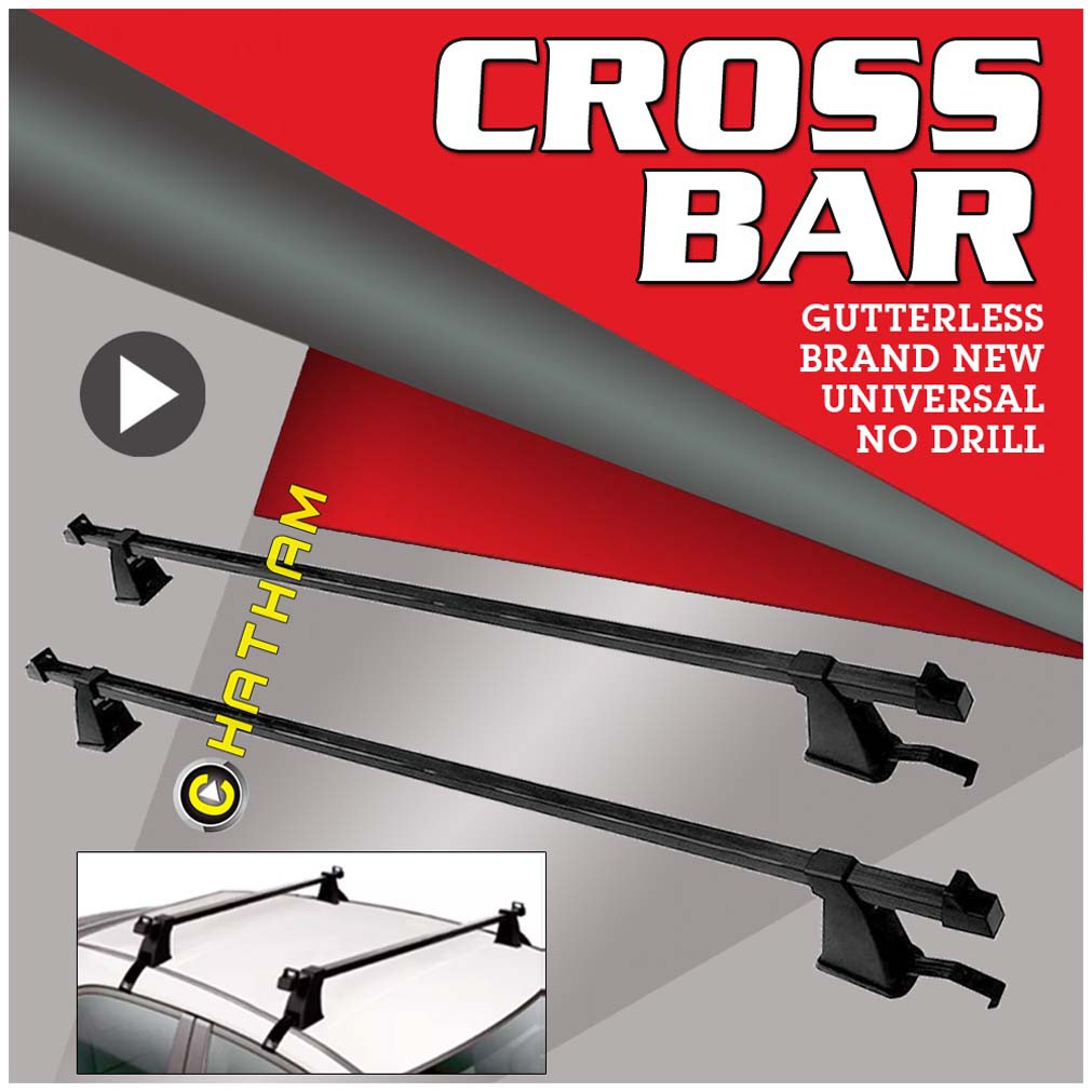 Universal Gutterless Crossbar for Most Cars and Hatchback Cars | Shopee ...