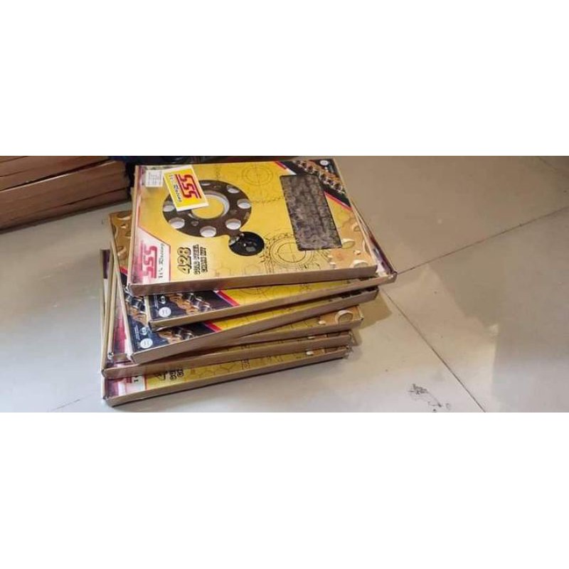 SSS RACING CHAIN SET STEEL GOLD for Vega Force Classic/Fi, Vega Zr ...