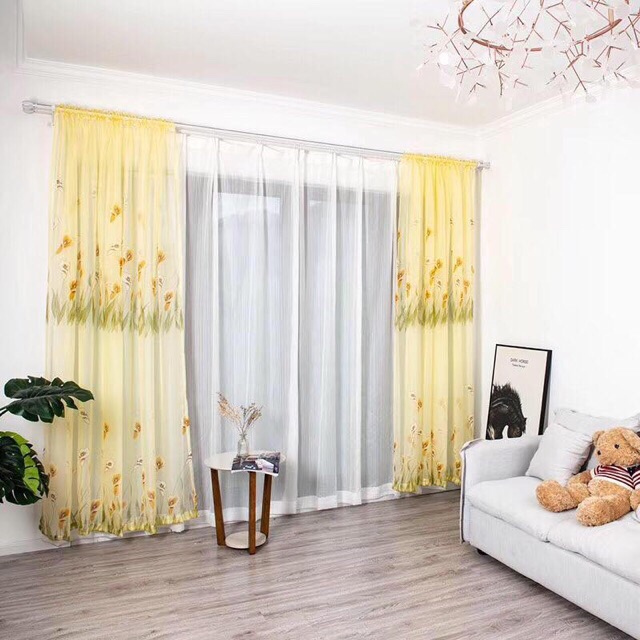 NEW PRINTED FLOWER CURTAIN | Shopee Philippines