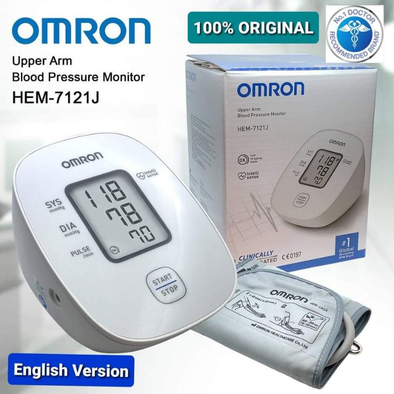 Omron Automatic Blood Pressure Monitor HEM 7121J (100% ORIGINAL OMRON) | Shopee Philippines