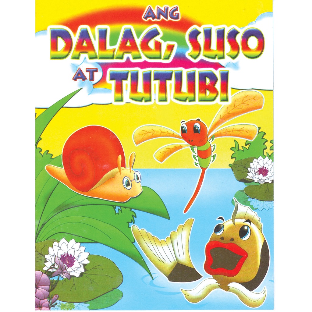 Story Book / Coloring Book English Tagalog ( Ang Dalag, Suso at Tutubi ...