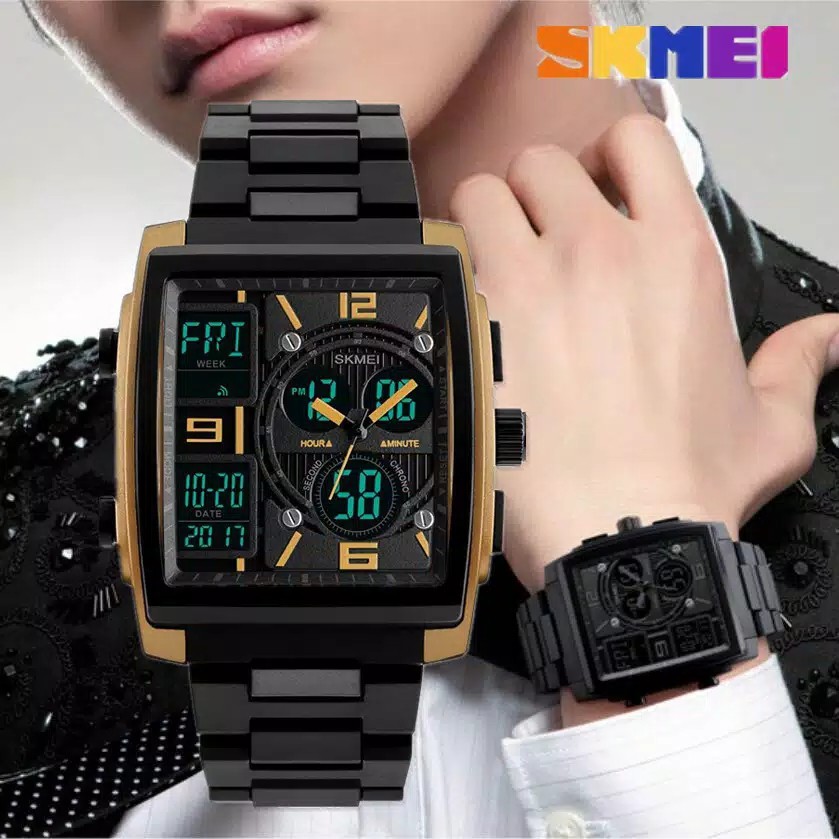 Original analog And digital dual time Clock | Shopee Philippines